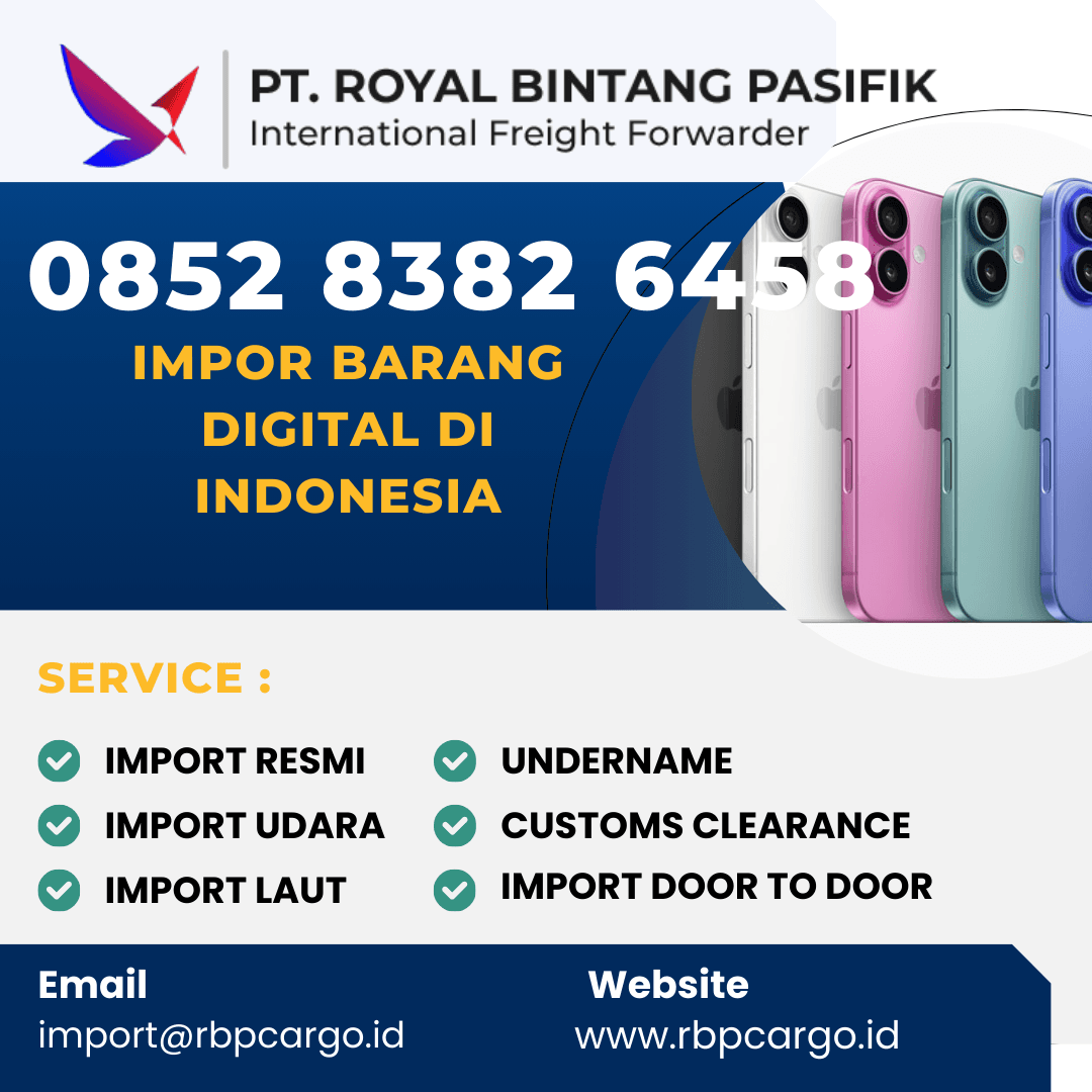 Impor Barang Digital di Indonesia | Forwarder