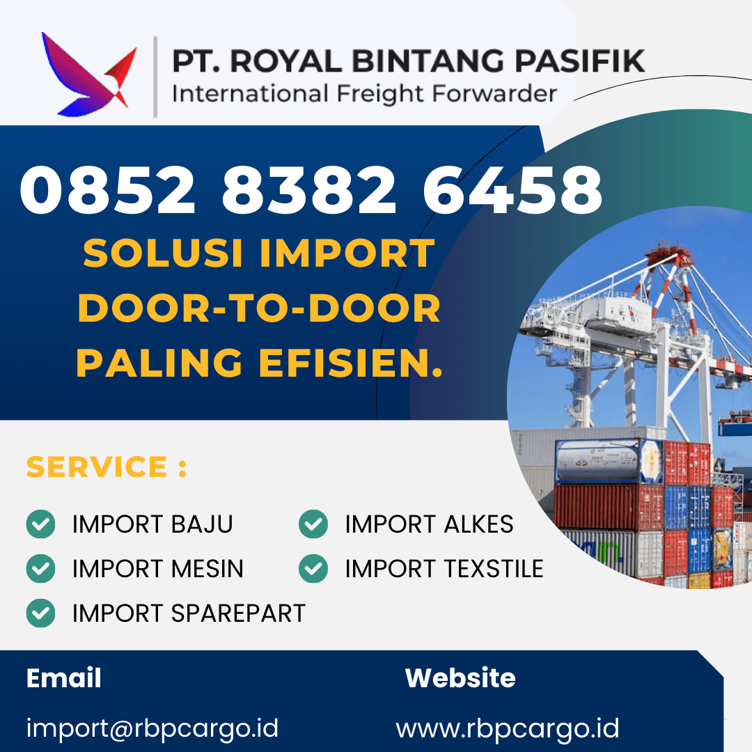 Jasa FOB (Free On Board) Indonesia – China | RBP Cargo