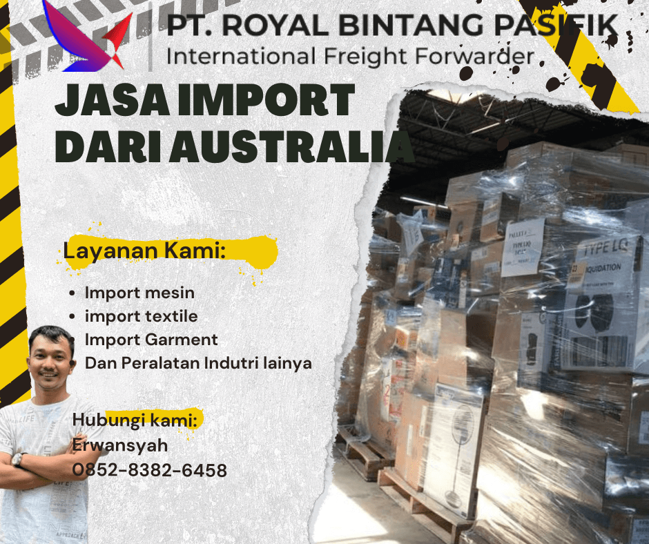 Jasa Import dari Australia